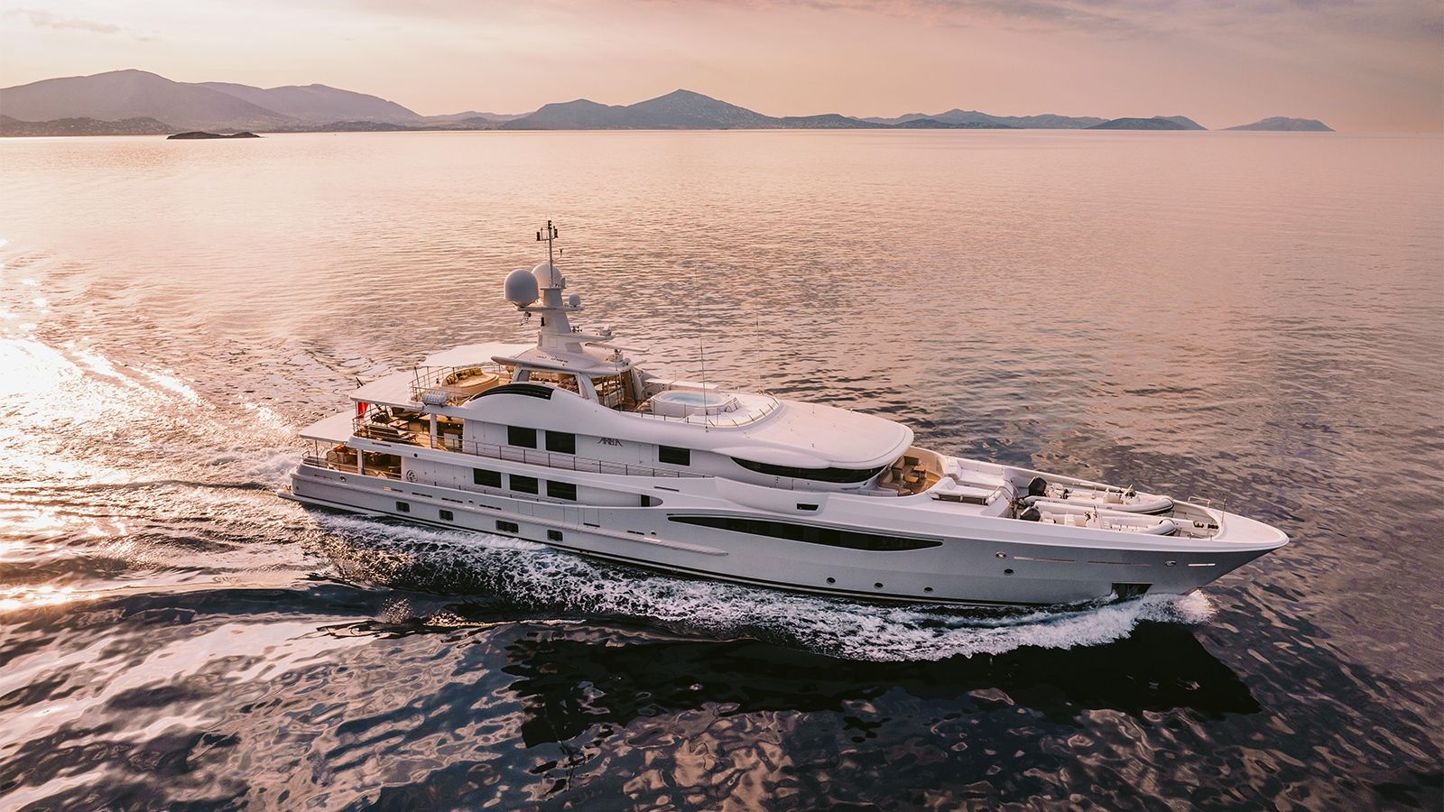 54.3m Amels motor yacht Ariela listed for sale